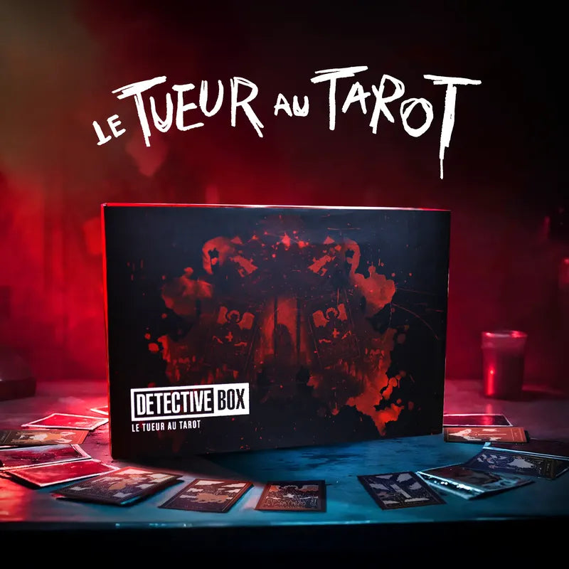 Jeu d'enquête policière Le Tueur au Tarot - Detective Box